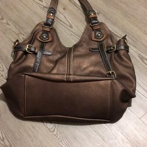 Black Rivet | Bags | Black Rivet Brown Leather Purse | Poshmark